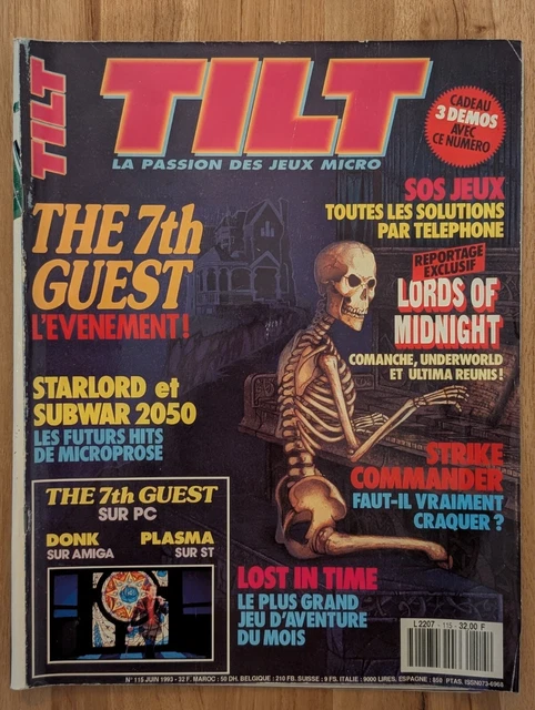RARE - VINTAGE Retro Gaming: TILT Magazine n°115 (juin 1993) EUR 22,90 ...