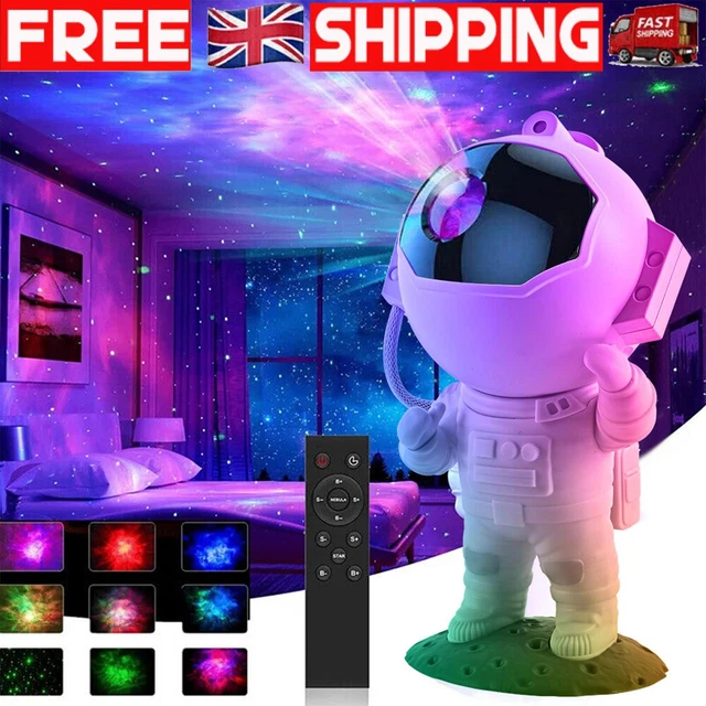 ASTRONAUT STAR SPACE Projector Galaxy Night Light - Starry Nebula ...