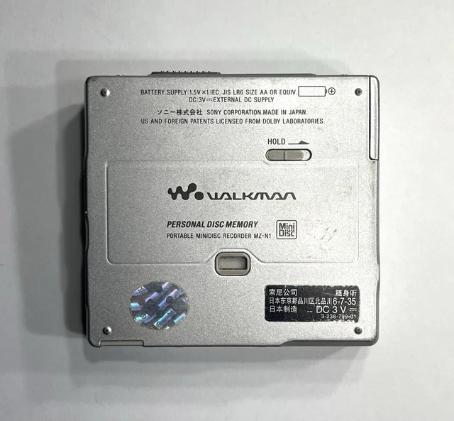 SONY MZ-N1 MINI Disc Player/Recorder Walkman - Silver W/ Accessoires ...
