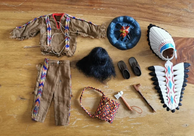 VINTAGE ACTION MAN Indian Chief Uniform. £50.00 - PicClick UK