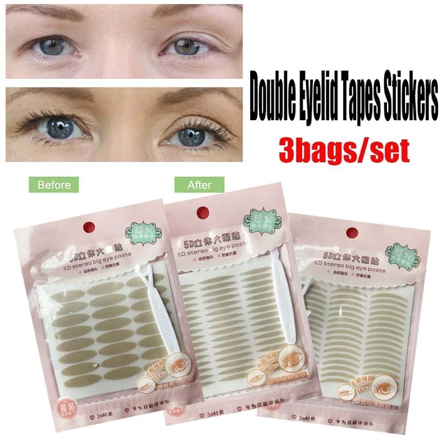 DOUBLE EYELID TAPES Stickers Invisible Beauty Tool Eyelid Correcting ...
