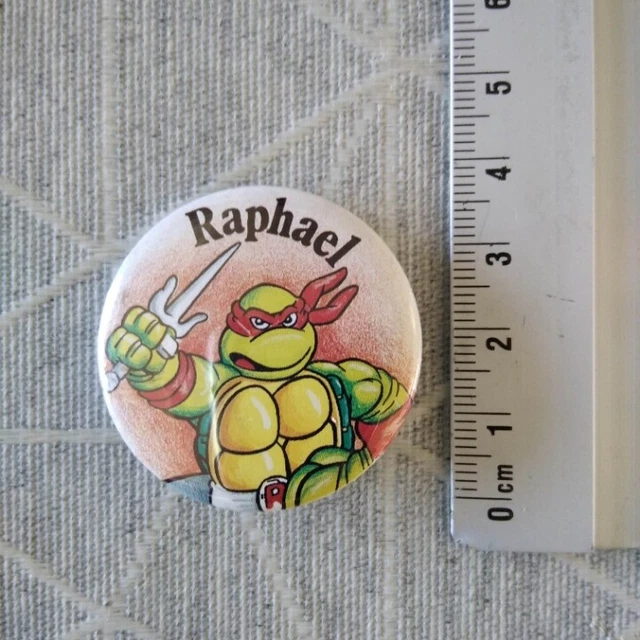 VINTAGE BADGE TMNT tortues ninja - BULLY - 1990 - Raphael EUR 3,00 ...