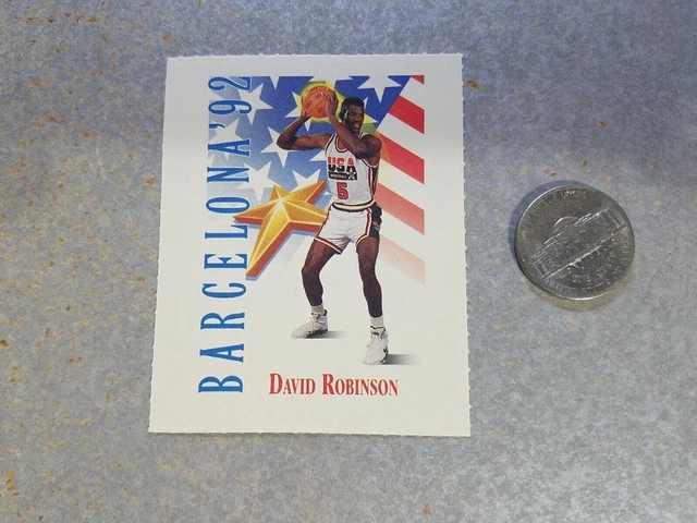 DAVID ROBINSON SPURS NBA Dream Team USA Mark & See Mini 1992 Barcelone ...