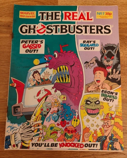 COMIC - CLASSIC Marvel UK The Real Ghostbusters No #7 18th June 1988 £3 ...