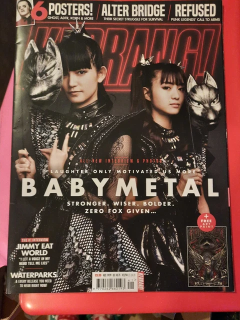 KERRANG MAGAZINE 2019 BABYMETAL GHOST Poster BABYMETAL ART PRINT ...