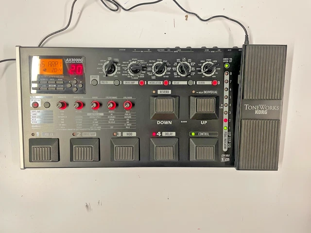 KORG TONEWORKS AX3000G Powerful Guitar Modelling/Signal Processor/Sound ...