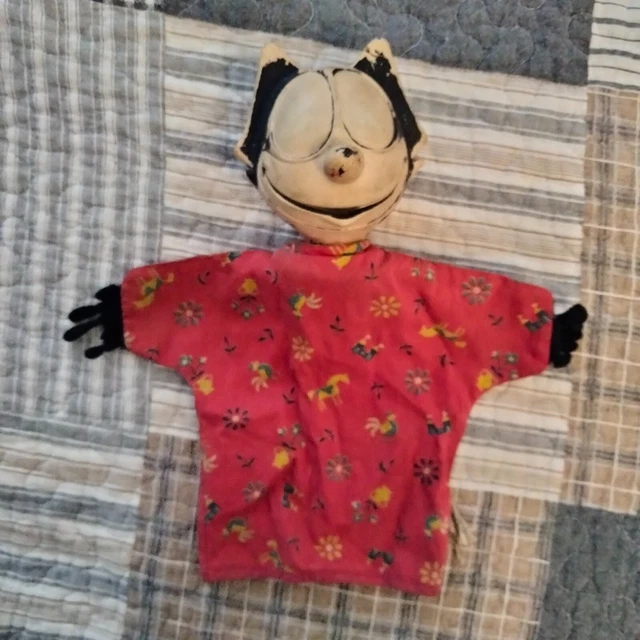 RARE VINTAGE 1950'S Hand Puppet Felix the Cat Disney Puppet Gund £16.97 ...