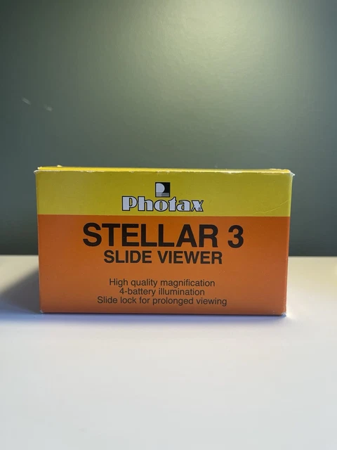 PHOTAX STELLAR 3 Photo Slide Viewer - Read Caption £9.99 - PicClick UK