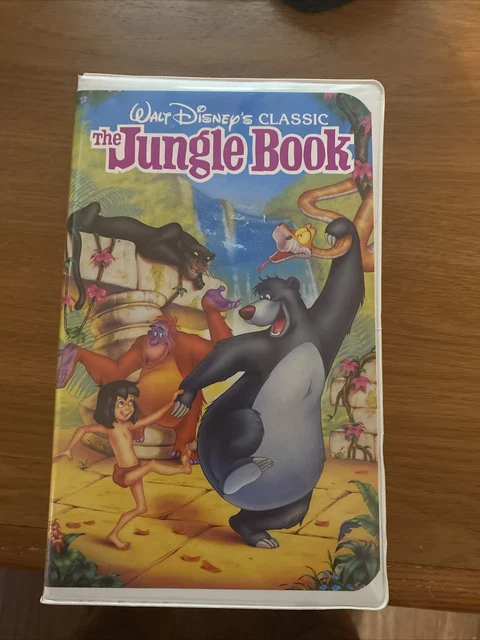 WALT DISNEYS CLASSIC The Jungle Book VHS Black Diamond Clamshell £21.36 ...