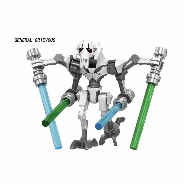 GENERAL GRIEVOUS MINIFIGURE Action Figures Model with Lightsabers £6.33 ...