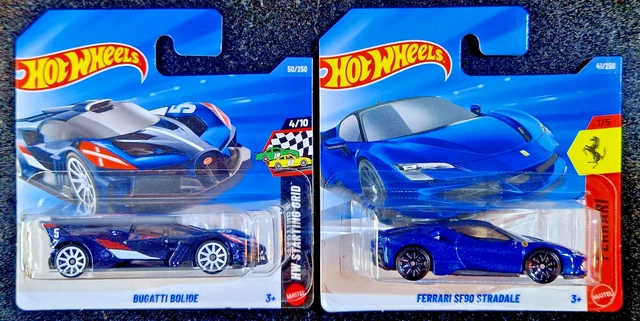 HOT WHEELS 2026 BUGATTI BOLIDE & FERRARI SF90 STRADALE Christmas ...