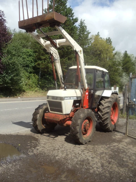 ***DAVID BROWN 1390 4Wd Tractor + Power Loader + Muck Fork*** £6,500.00 ...