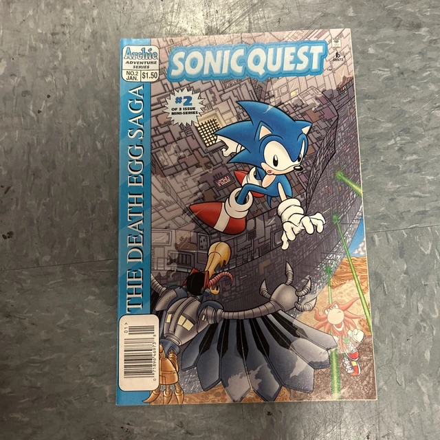 Sonic Hedgehog Comic Book Sonic Quest Mini Series 2 Death Egg Saga 1997 £12 06 Picclick Uk