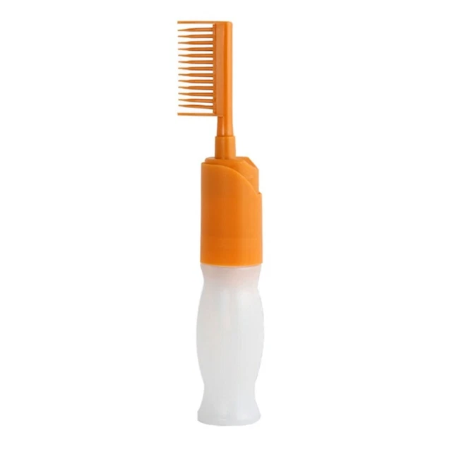 EMPTY HAIR DYEING Bottle Applicator Comb Hair Colouring Dispenser Brush ...