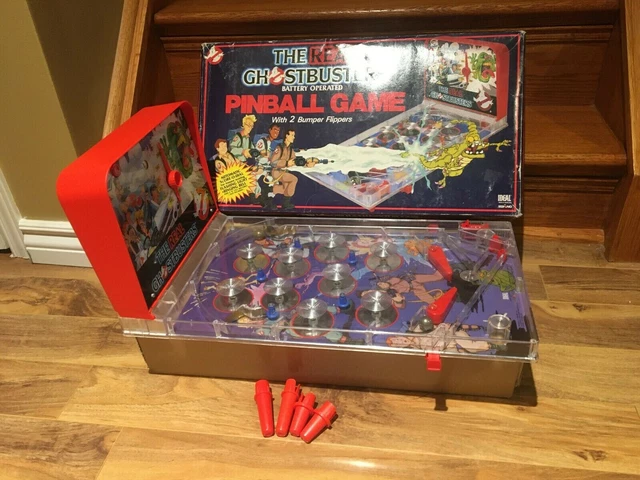 VINTAGE 80S THE Real Ghostbusters Pinball Game Battery Operated $149.99 ...