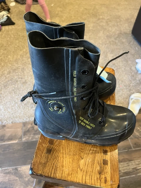 VINTAGE 1985 BATA US Military Mickey Mouse Cold Weather Boots Size 5W ...