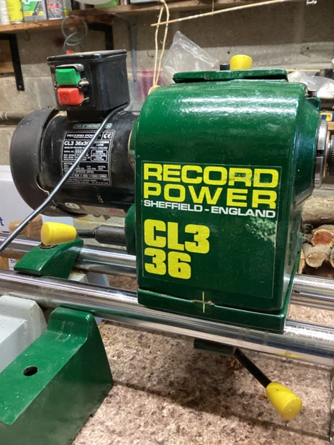 RECORD POWER CL3 wood turning 5 speed lathe. £140.00 - PicClick UK