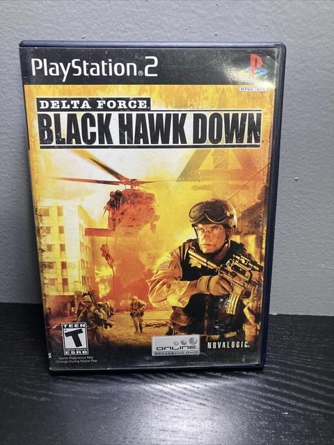 DELTA FORCE BLACK Hawk Down - Playstation 2 PS2 NTSC - Complete tested ...