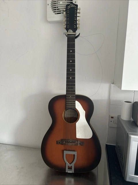 VINTAGE 1960S/70S EKO Ranger 6 Acoustic Guitar with Case £52.72 ...