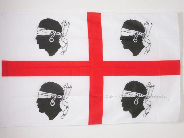 DRAPEAU SARDAIGNE NATIONALISTE SARDISME 150x90cm - DRAPEAU NATIONALISME ...
