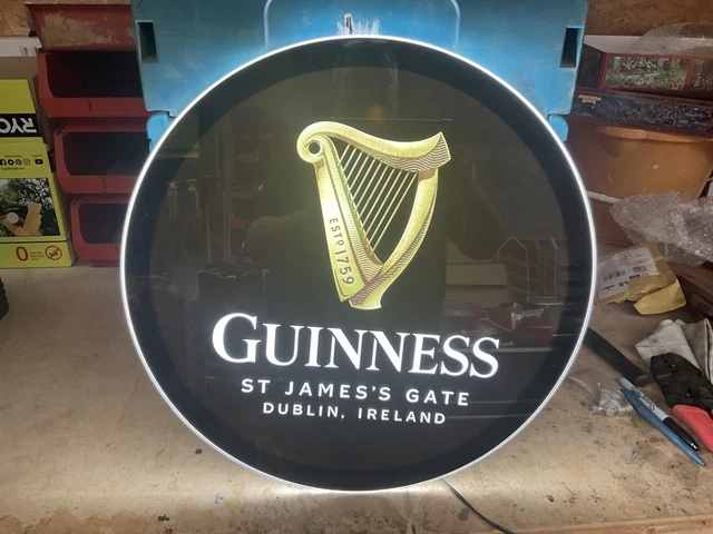 GUINNESS LIGHT UP led Sign £104.68 - PicClick UK
