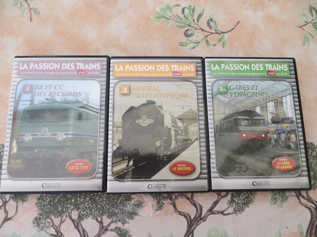 DVD EDITIONS ATLAS La passion des trains n°3- 2 -3BIS / sncf EUR 18,00 ...