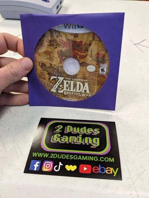 THE LEGEND OF Zelda Breath of the Wild Nintendo Wii U Disc Only TESTED ...
