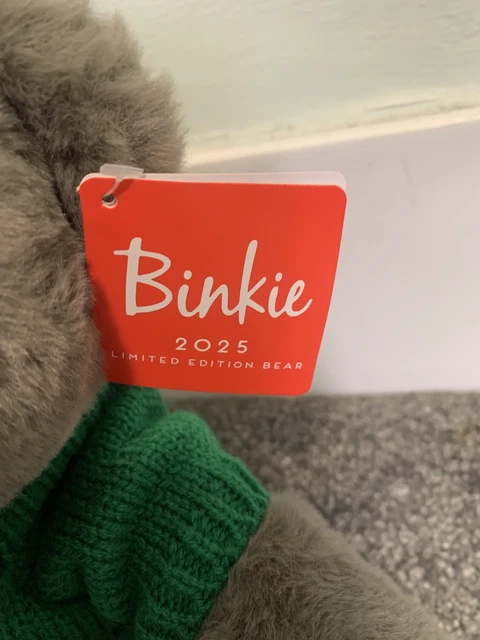 BUTLIN’S BINKIE BEAR Soft Toy Teddy 2025 NEW & TAGS Limted Edition Keel ...
