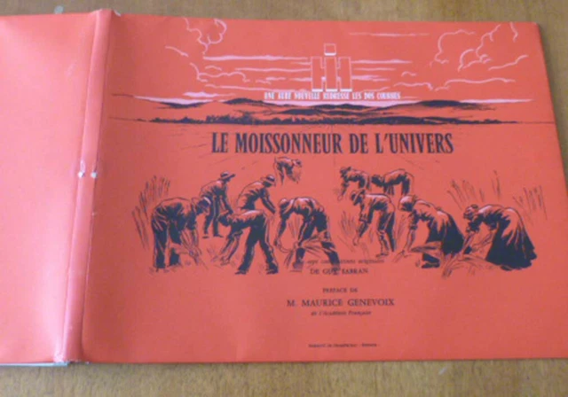 LE MOISSONNEUR DE l'univers, illustrations G. Sabran, préface M ...