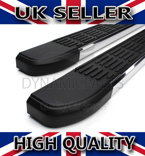 FOR FORD RANGER T6 T7 T8 Side Steps Bars Running Boards + Fitting Kit ...