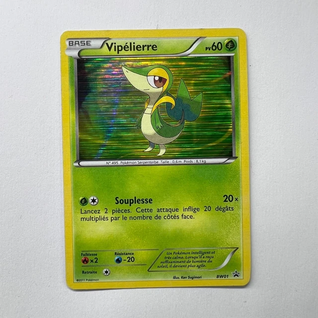 CARTE POKÉMON VIPÉLIERRE Holographique | 60PV BW01 Année 2011 FR EUR 14 ...