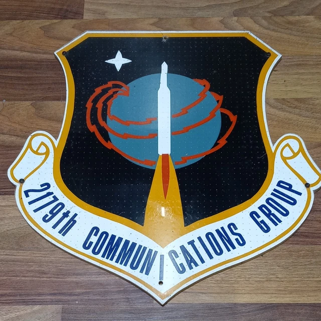 VINTAGE USAF 2179TH Communications Group Military Plaque 14" × 14" £59. ...