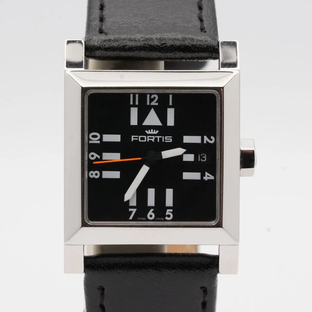 FORTIS SPACEMATIC AUTOQUARZ Damen Uhr 26Mm Stahl Vintage Top 628.10.160 ...