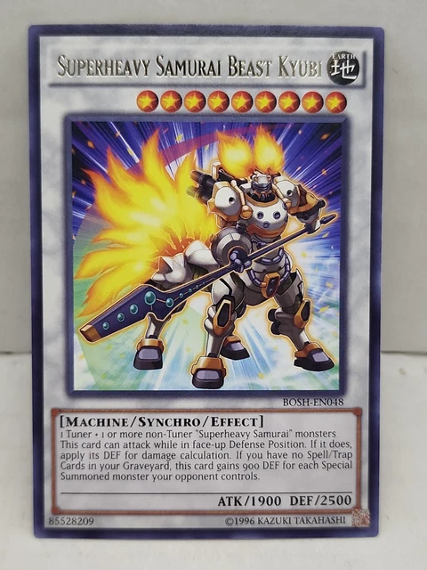 YU-GI-OH! TCG SUPERHEAVY Samurai Beast Kyubi Breakers of Shadow BOSH ...