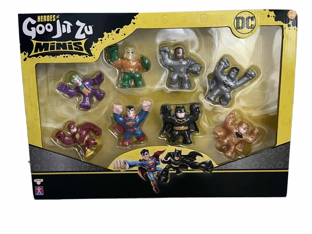 GOO JIT ZU DC Mini COMPLETE SET Action Figure RARE Silver GOLD Batman ...