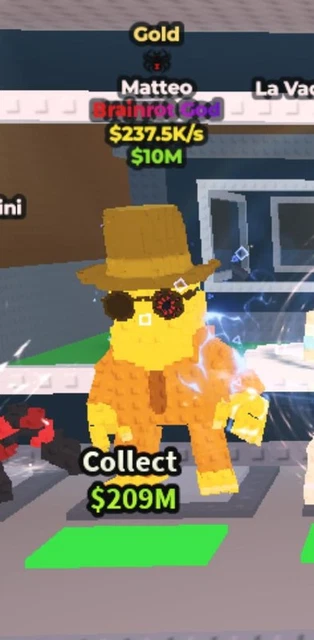 STEAL A BRAINROT SAB Brainrot God - Matteo + Gold, Spider 237.5K/s $5. ...