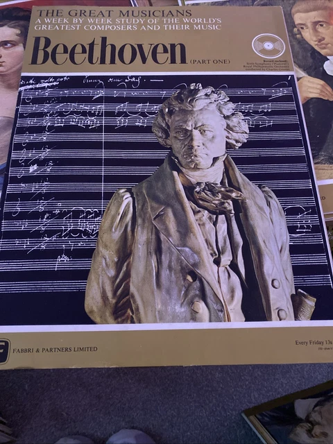 THE GREAT MUSICIANS Collection Beethoven (part 1 to Part 12) LP 10 ...