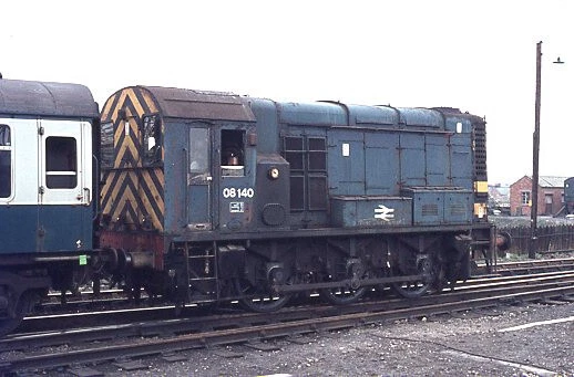 ORIGINAL COLOUR SLIDE of 08140 BR class 08 diesel shunter loco £27.00 ...