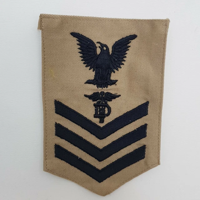 UNITED STATES NAVY Petty officer First class Dental tech rank insignia ...