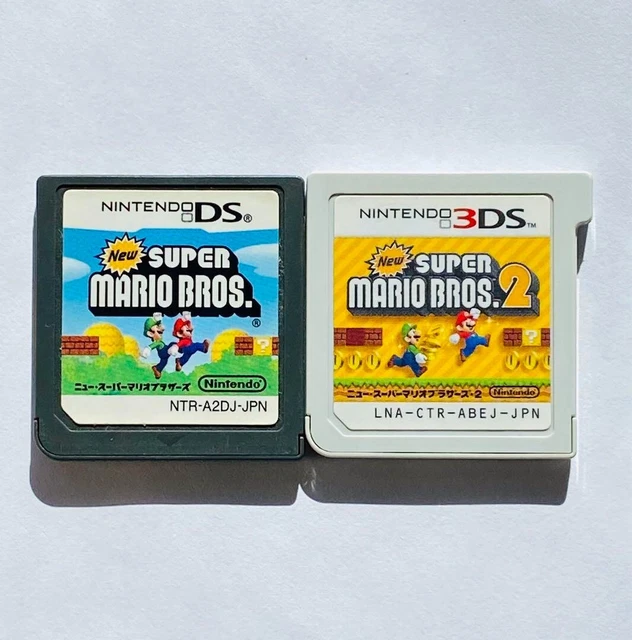 NEW SUPER MARIO Bros.2 & New Super Mario Bros. set Japan Version ...