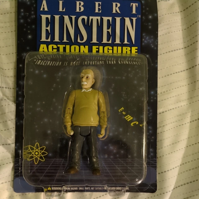 VINTAGE 2003 ALBERT Einstein Science Action Figure #11071 Accoutrements ...
