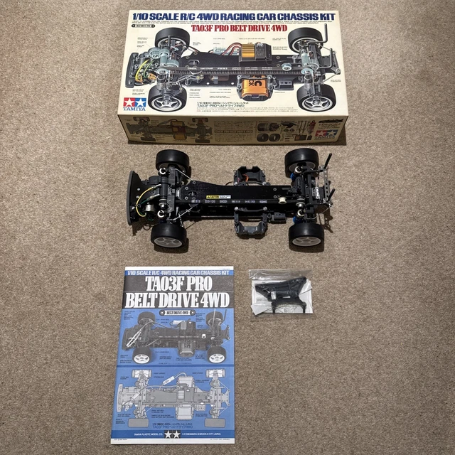 NEW VINTAGE TAMIYA TA03-F Pro 1/10 RC Belt Drive plus hop ups Rare 58177 (TA03) £260.68 ...
