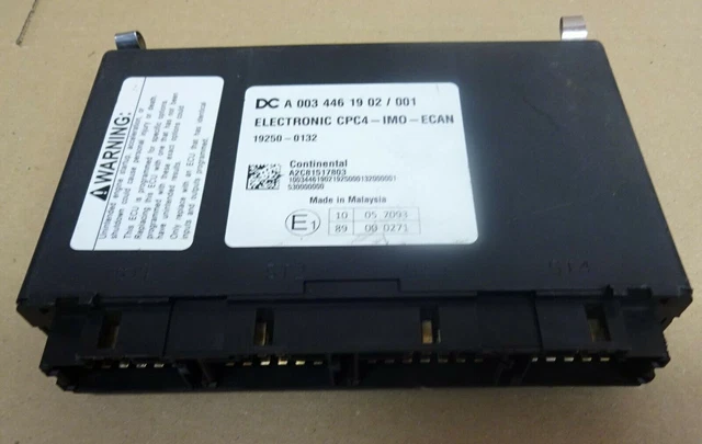 ORIGINAL MERCEDES STEUERGERÄT Electronic CPC4 IMO ECAN A0034461902 ...