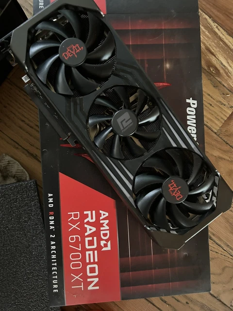 POWERCOLOR RED DEVIL AMD Radeon RX 6700 XT Gaming Graphics Card... $300 ...
