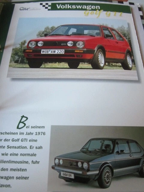 TRAU7MAUTO DATENBLATT GOLF II GTI, 1983-1993 EUR 3,99 - PicClick DE