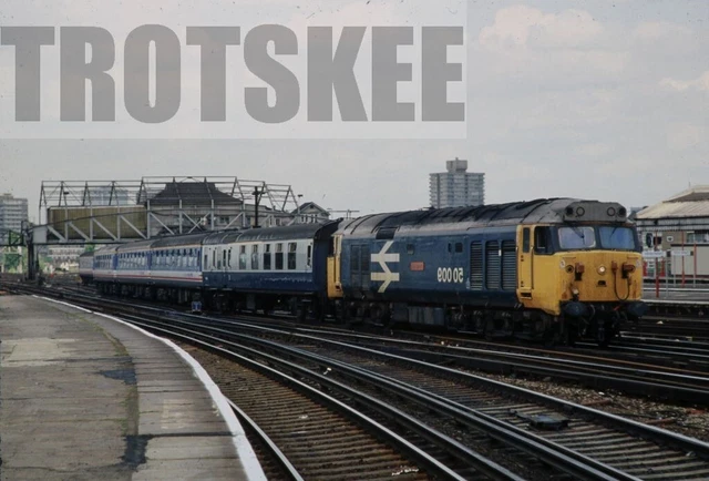 35MM SLIDE BR British Railway Diesel Loco Class 50 50009 1989 Original ...