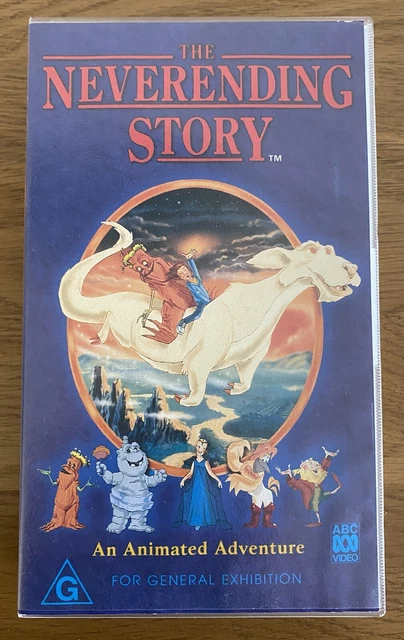 THE NEVERENDING STORY VHS Cartoon TV Series Nelvana ABC Release Video ...