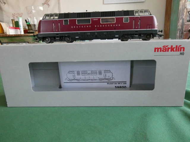 MÄRKLIN H0 39800 V200 der DB. Epoche III. mfx soft-drive Antrieb (C ...