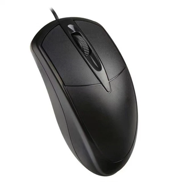 3 BUTTONS USB Optical Mouse Ergonomics Computer Mice Wired Mouse Office ...