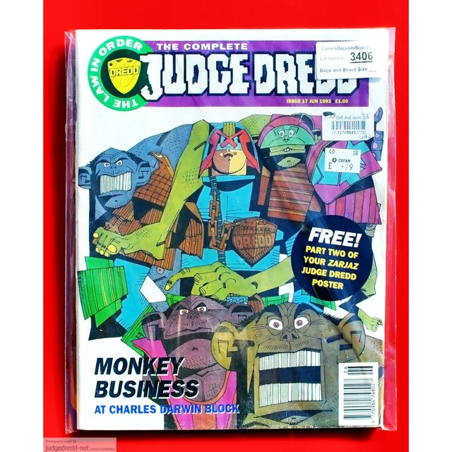 THE LAW IN Order The Complete Judge Dredd Comic Book Issue 17 UK 1993 ...